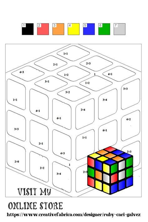 Image result for Simple Math Color by Number