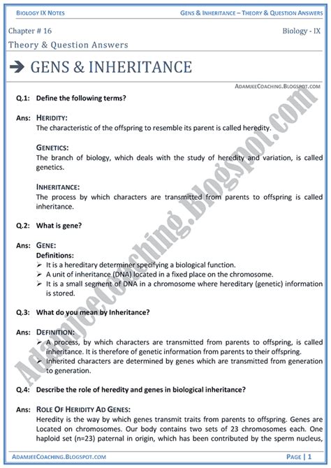 Image result for Inheritance Questions and Answers