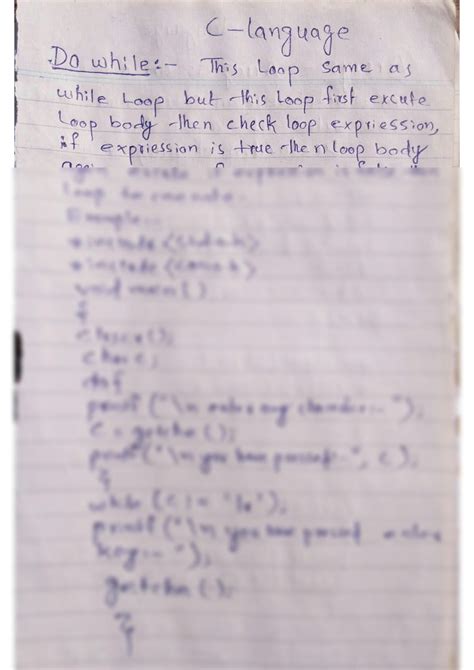 Image result for C Programming Language Do While