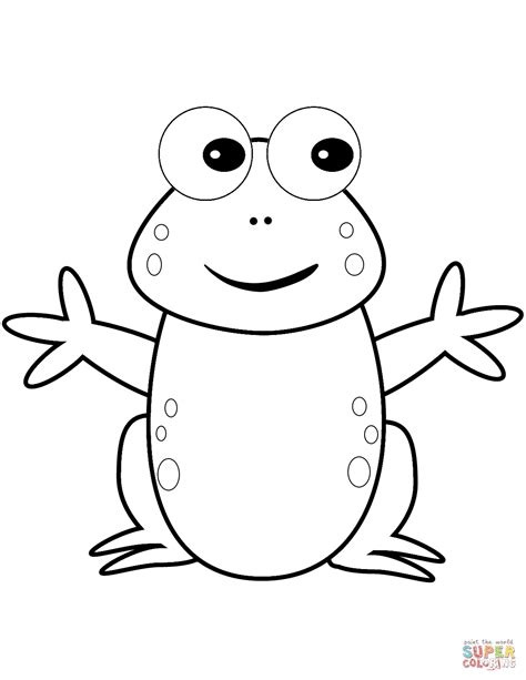 Image result for Cartoon Frog Coloring Pages