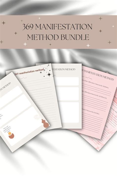 Image result for 369 Manifestation Method Worksheet Example