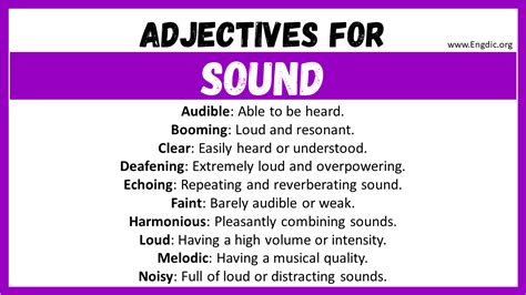 Image result for Descriptive Sound Words