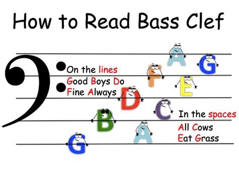Image result for How to Read Bass Clef Notes