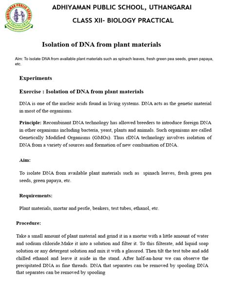 Image result for DNA Extraction Process On Plants