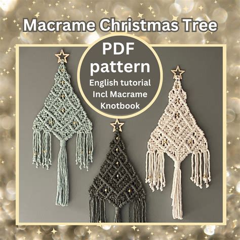 Image result for Macrame Christmas Tree Pattern