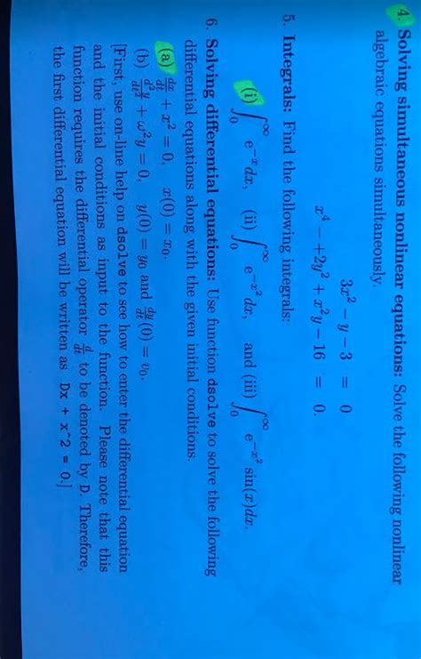 Image result for Nonlinear Simultaneous Equations