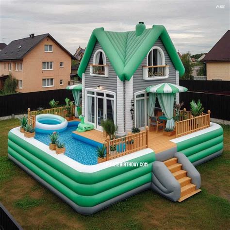 Image result for Pool Inflatable House