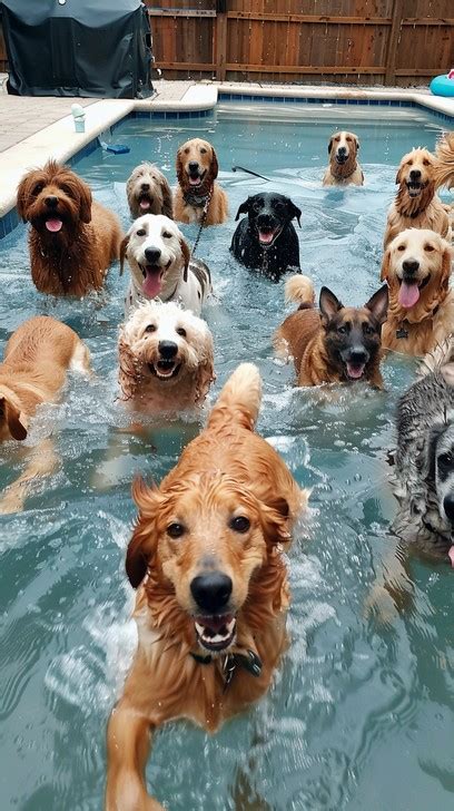 Image result for Pool Party for Dogs