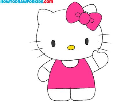 Image result for How to Draw Hello Kitty