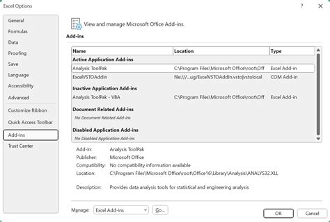Image result for File Options Add-Ins