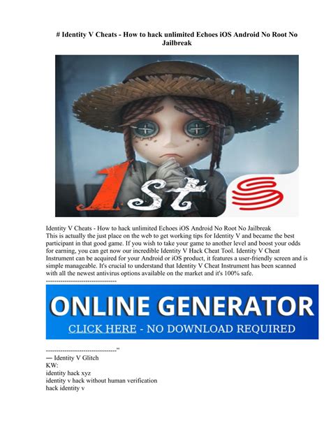 Image result for How to Hack Identity V