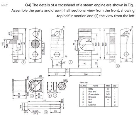 Image result for Crosshead Engine Drawing