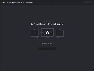 Image result for DaVinci Resolve Project Server Setup