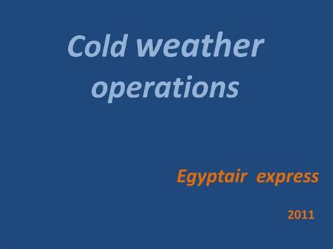 Image result for eLearning Cold Weather Operations