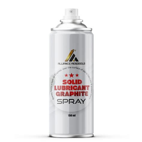 Graphite Spray - Alliance Aerosols Solid Lubricant Graphite Spray ...