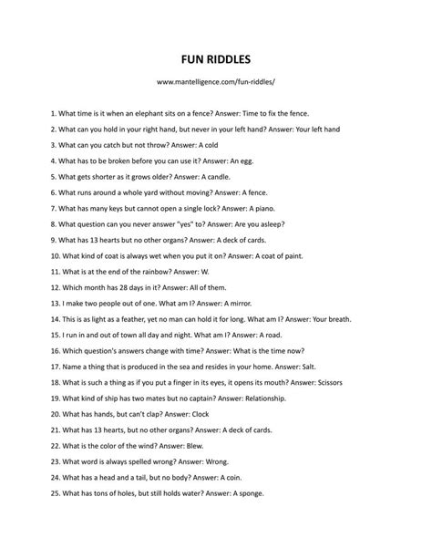Image result for Fun Riddles