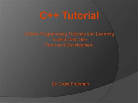 Image result for C Tutorial Presentation Templates