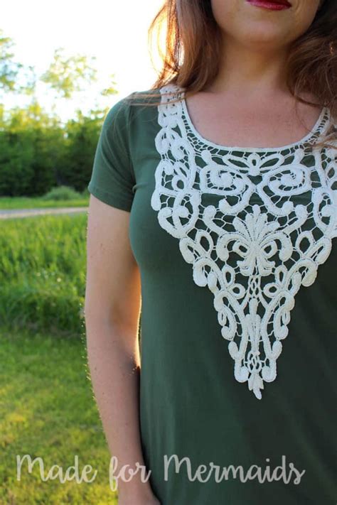 Image result for Machine Applique Using Lace