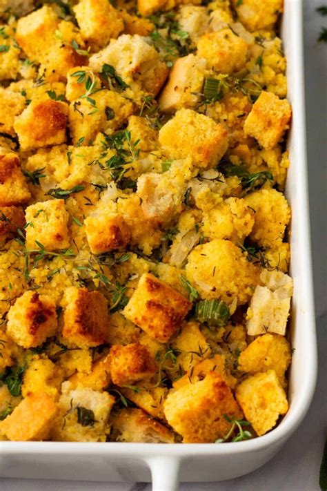 Image result for Cornbread Stuffing Cooked