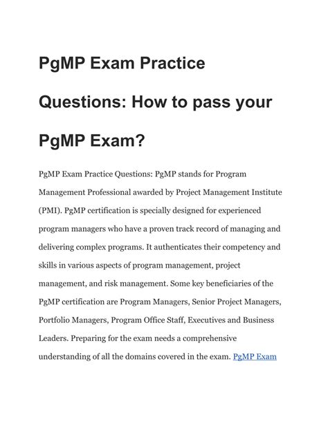 Image result for GMP Practice Tests