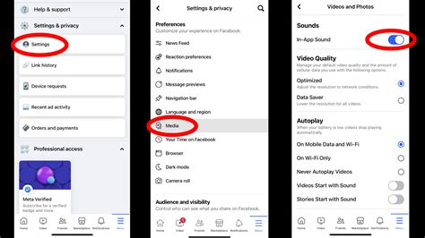 Image result for Facebook iOS App Settings