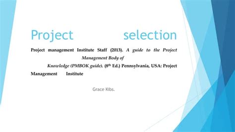 Image result for Project Selection Slide