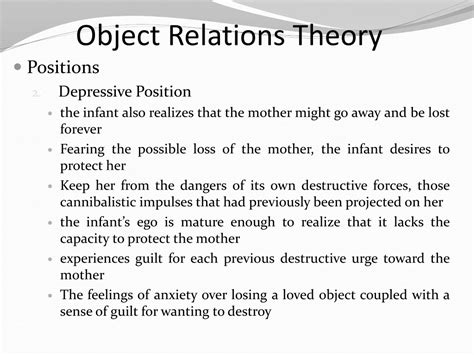 Image result for Object-Relations Theory