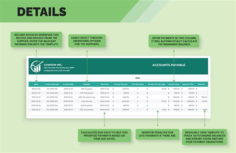 Image result for Account Payable Worksheet