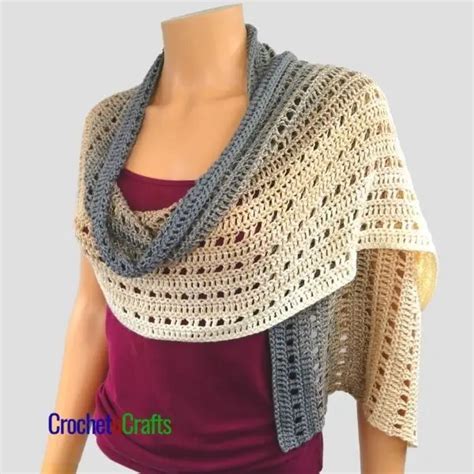 Image result for Crochet Ombre Rectangular Shawl Pattern