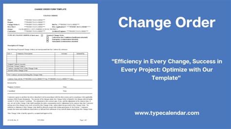 Image result for Document Change Order Process