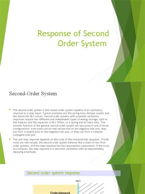 Image result for Second Order System Response