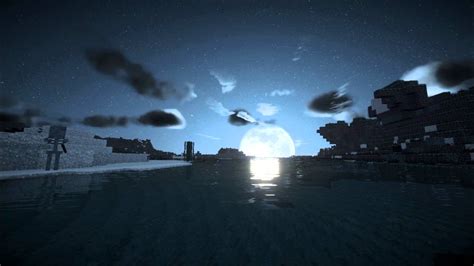 Image result for Night Time Shaders Minecraft