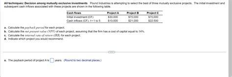 Image result for How to Calculate Pay Back Period for Two Projects