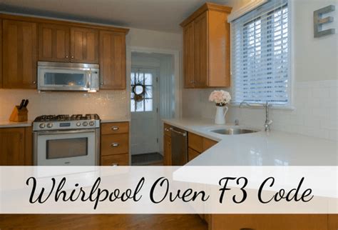 Image result for Whirlpool Oven F3 Error Code