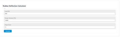 Image result for Graph for Rubber Deflection Vs. Force