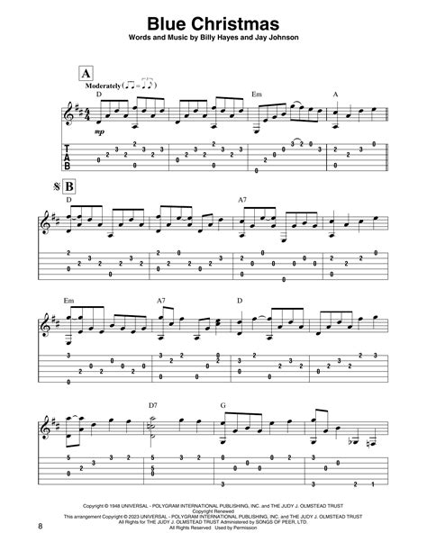 Image result for Blue Christmas Guitar Tutorial