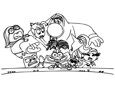 Image result for Inside Out 2 Coloring Pages Printable