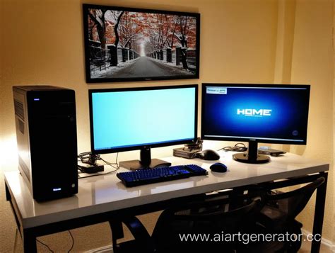 Image result for Home Work Computer Set Up