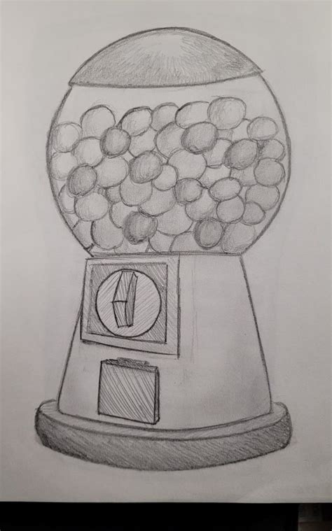 Image result for Gumball Machine Drawing