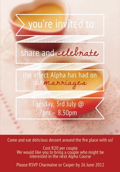 Image result for Alpha Course Invitations