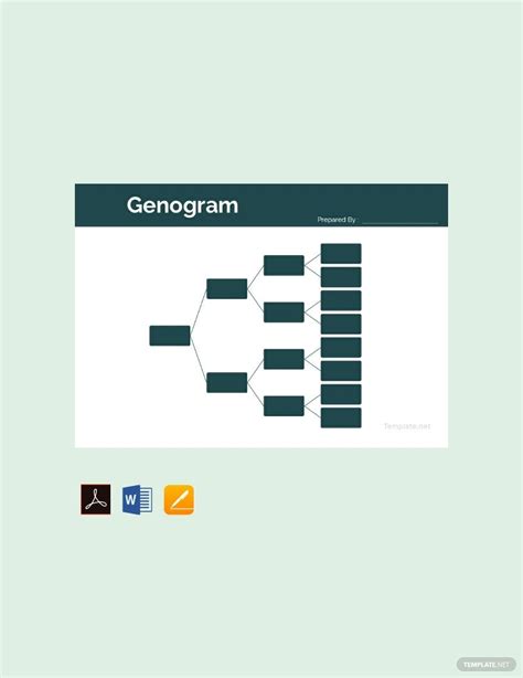 Free Editable Genogram Templates in Word to Download