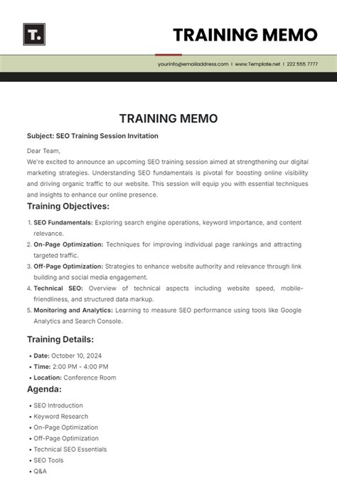 Image result for Memorandum for Record Example