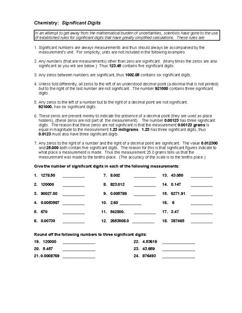 Image result for Significant Figures Chemistry Examples