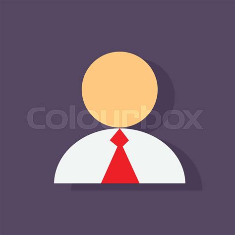 person profile icon flat design vector | Stock vector | Colourbox