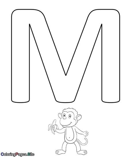 Image result for M Coloring Pages