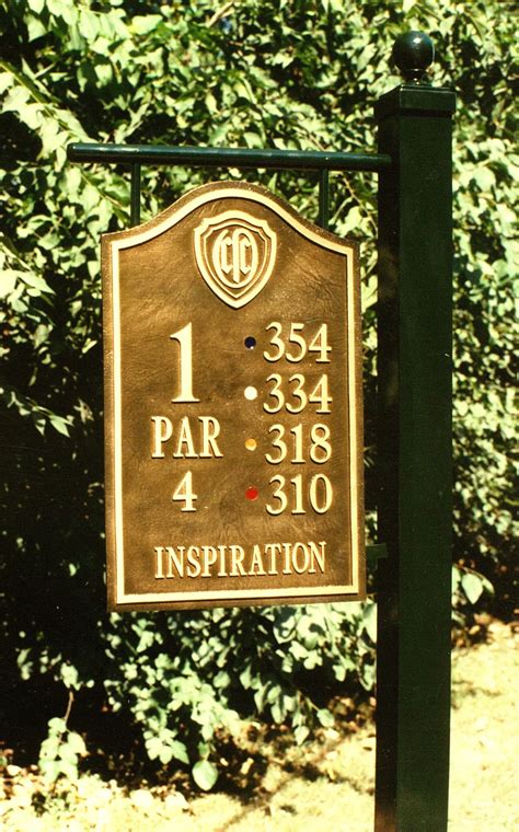 Image result for Golf Course Signage