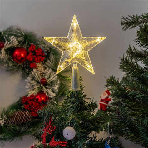 Image result for Changing LED Light Christmas Tree Topper