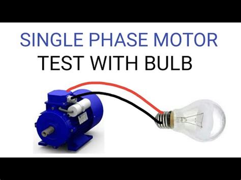 Image result for Single Phase Motor Test