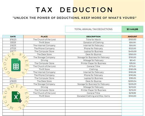 Best 42+ Free Excel Tax Templates Csv - Great Research