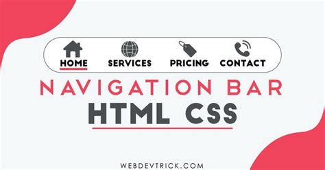 Image result for Navigation Bar CSS Code